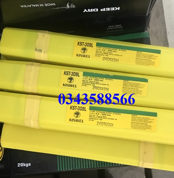 Que hàn inox 309 Kiswel chất lượng cao - Que hàn KST-309L hộp 2kg - VẬT ...